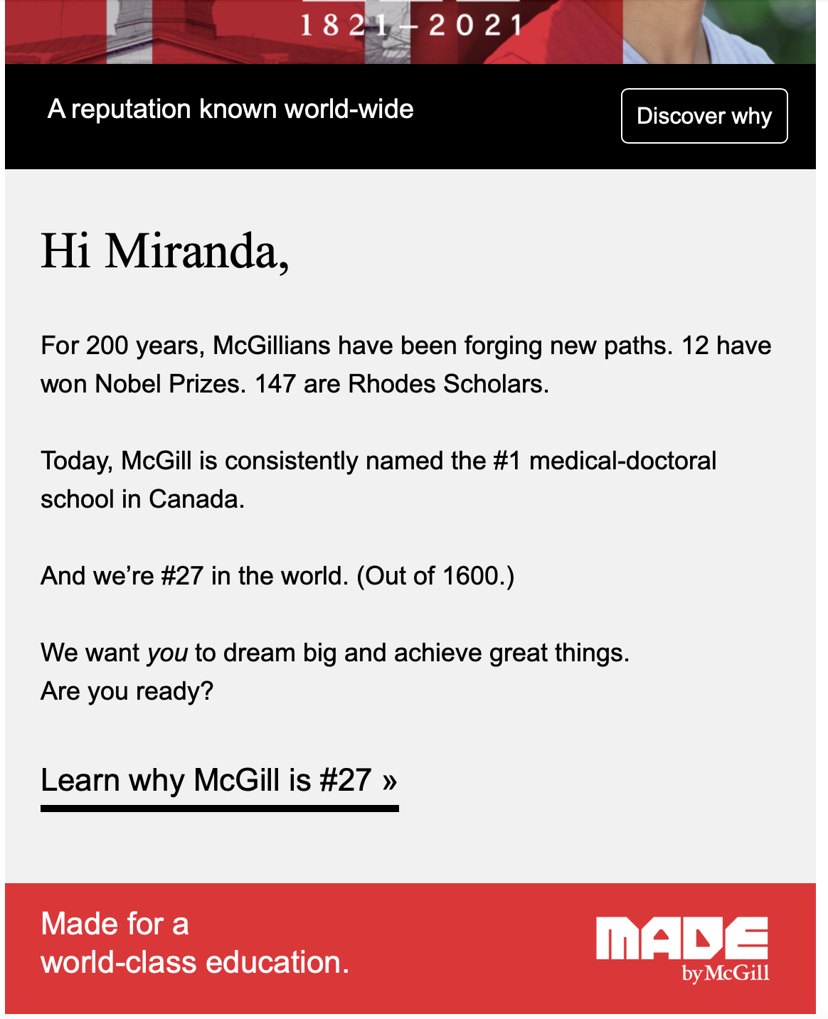 The Anatomy of a Recruitment Email Campaign for Schools