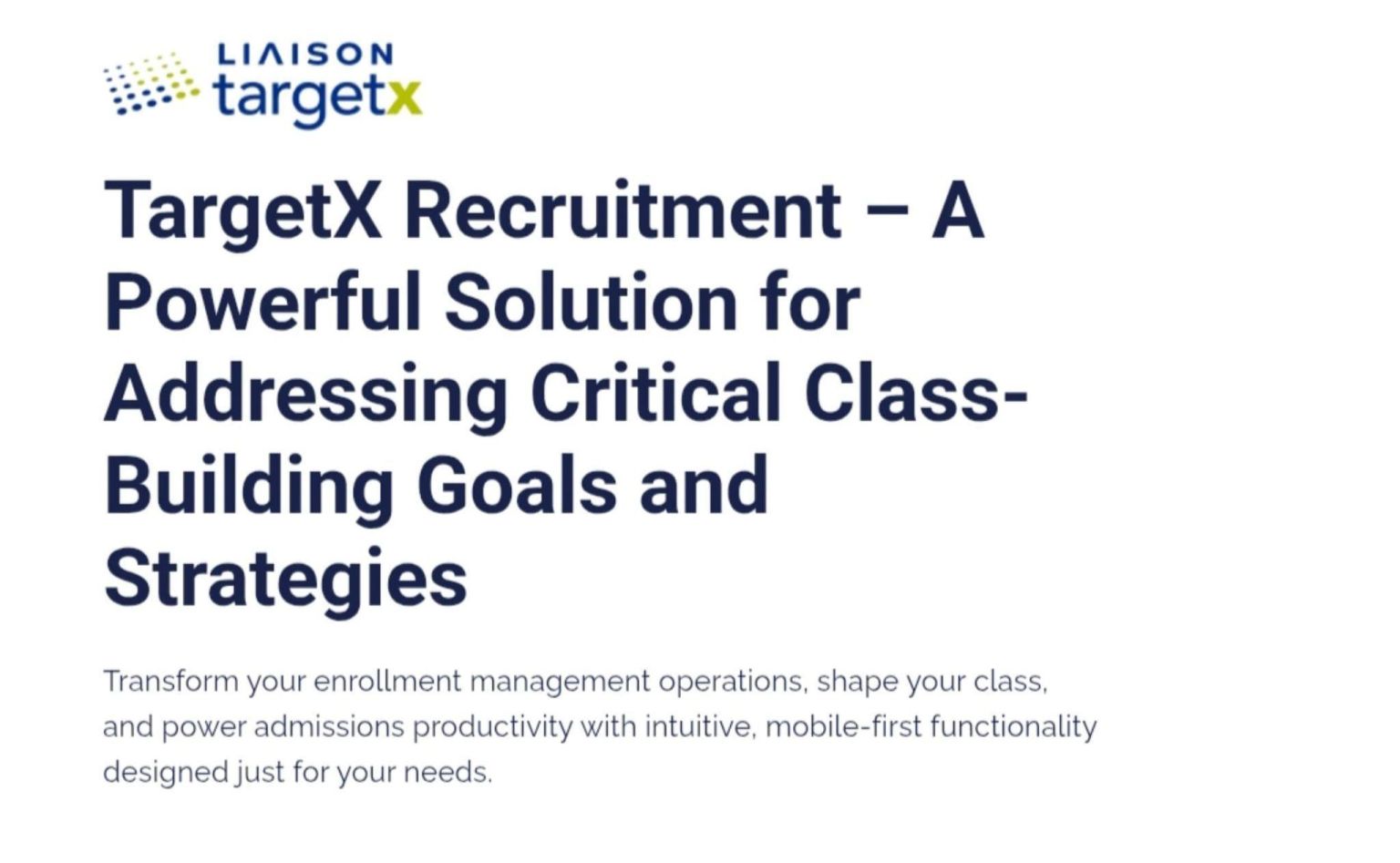Choosing the Right Enrollment Management System