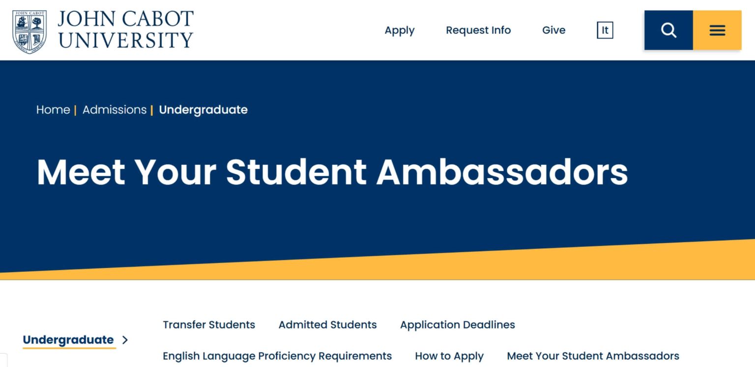 Top Characteristics of a Student Ambassador